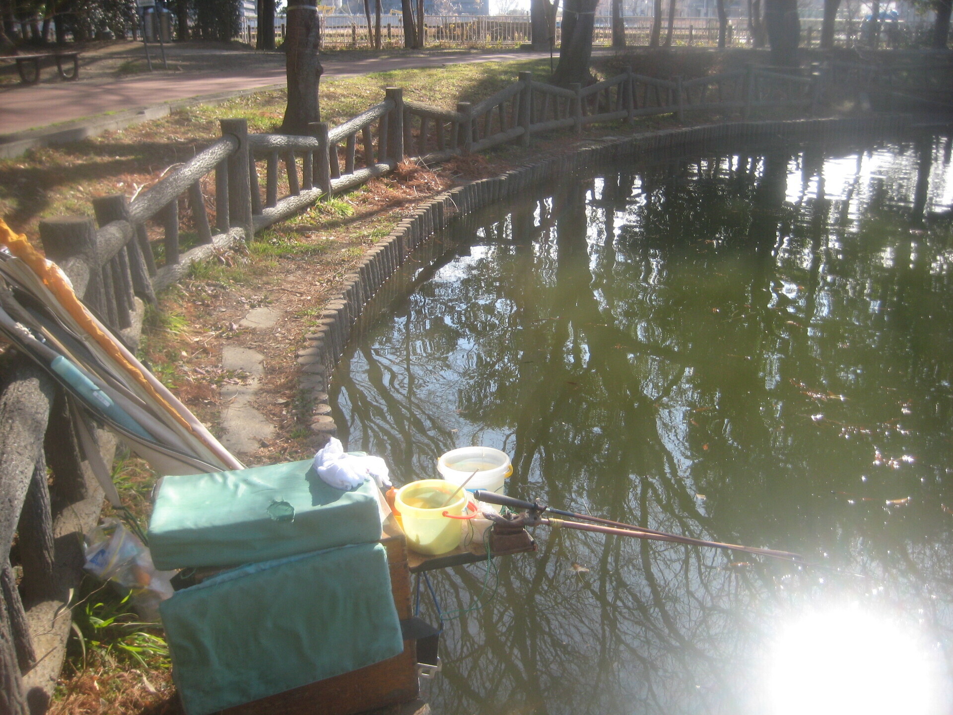 28日大殺界のど真ん中。北本総合公園アタリ1回のみ。オデコ街道爆進中！: へらぶな日記